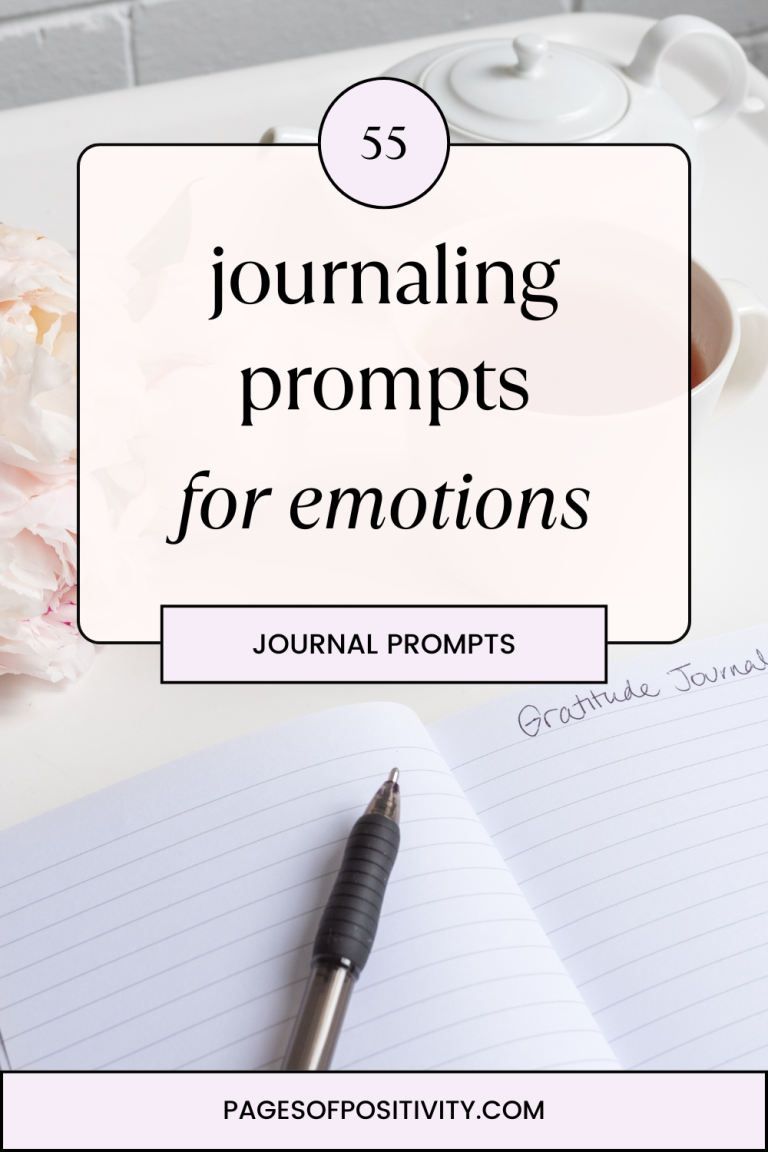 55 Emotional Journal Prompts for Processing Emotions