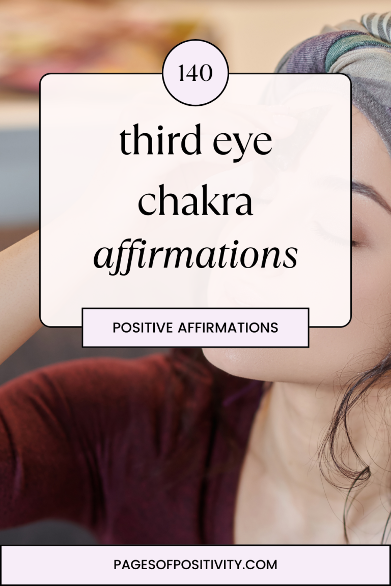 140 Third Eye Chakra Affirmations for Clarity and Intuition