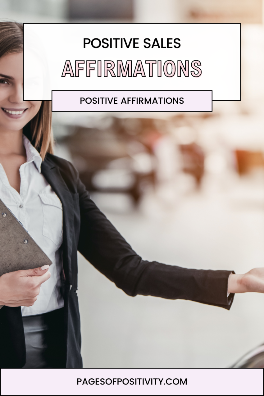 120 Positive Sales Affirmations for Greater Success