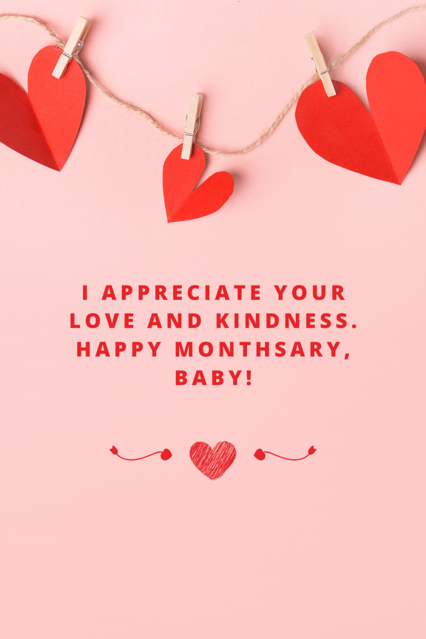 150 Positive and Cute Happy Monthsary Messages for Boyfriend