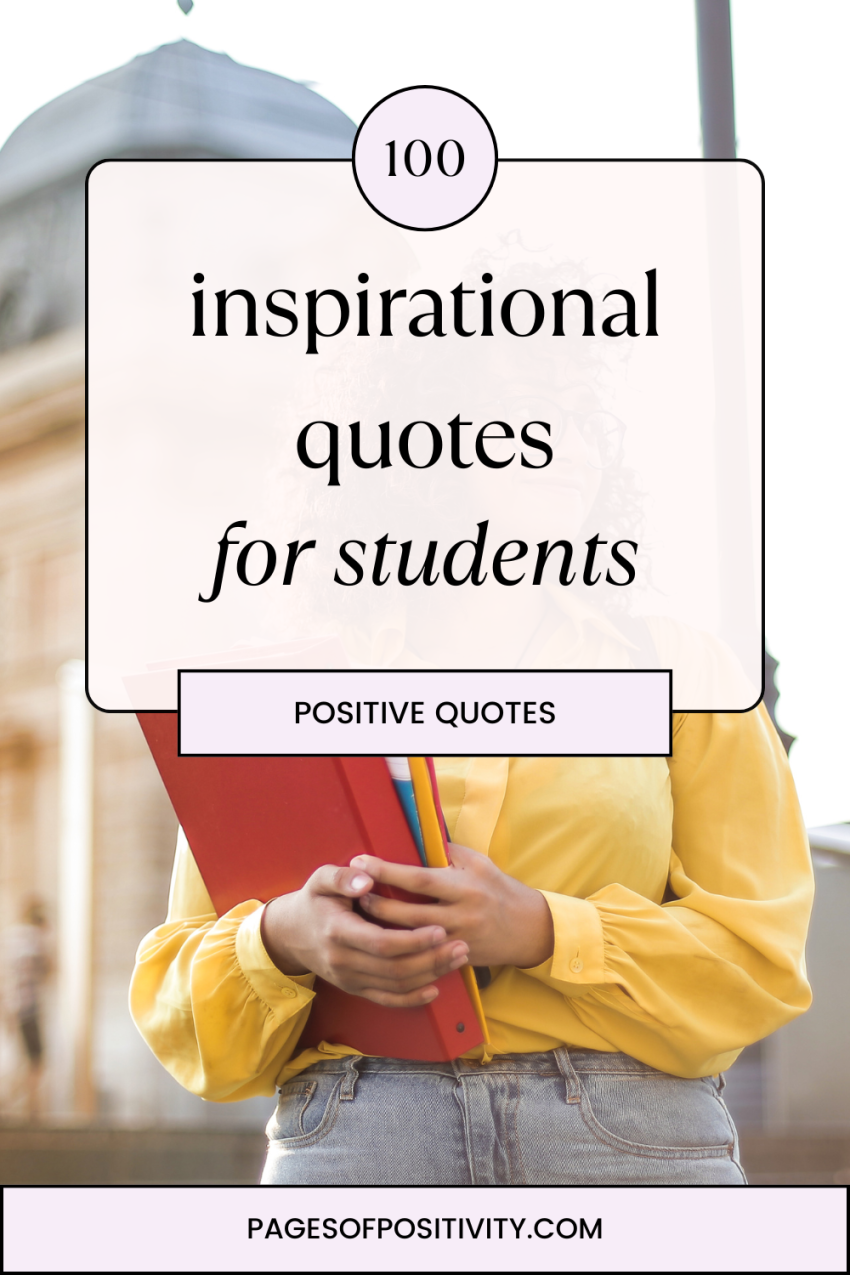 100 Powerful and Inspirational Quotes for Students