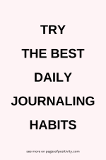 Daily Journaling Habits: Establishing a Routine That Lasts
