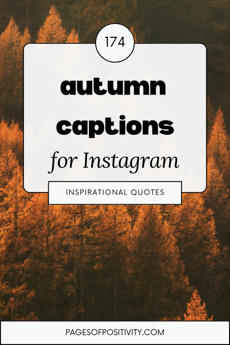 174 Cozy Yet Cool Autumn Captions for Instagram