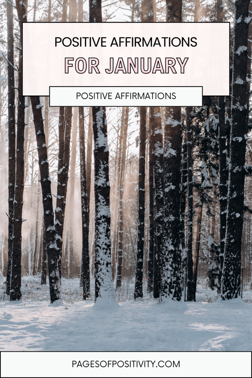 100 Best January Affirmations to Start the Year off Right