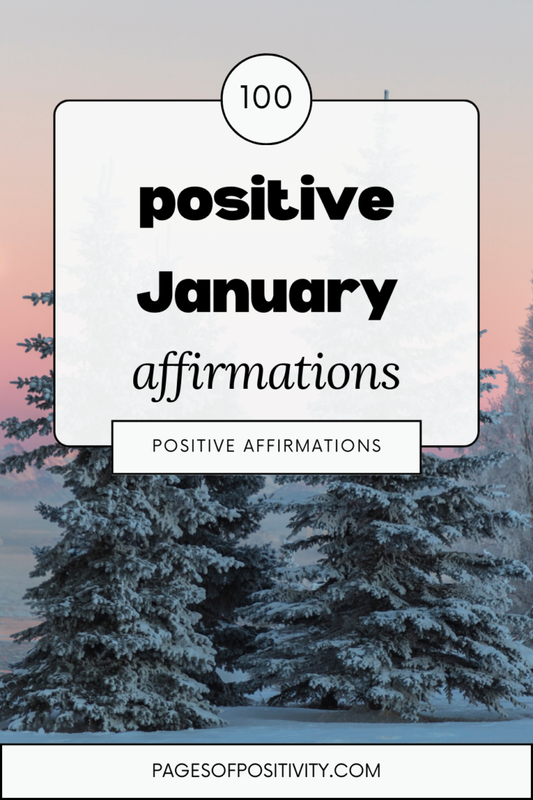 100 Best January Affirmations to Start the Year off Right