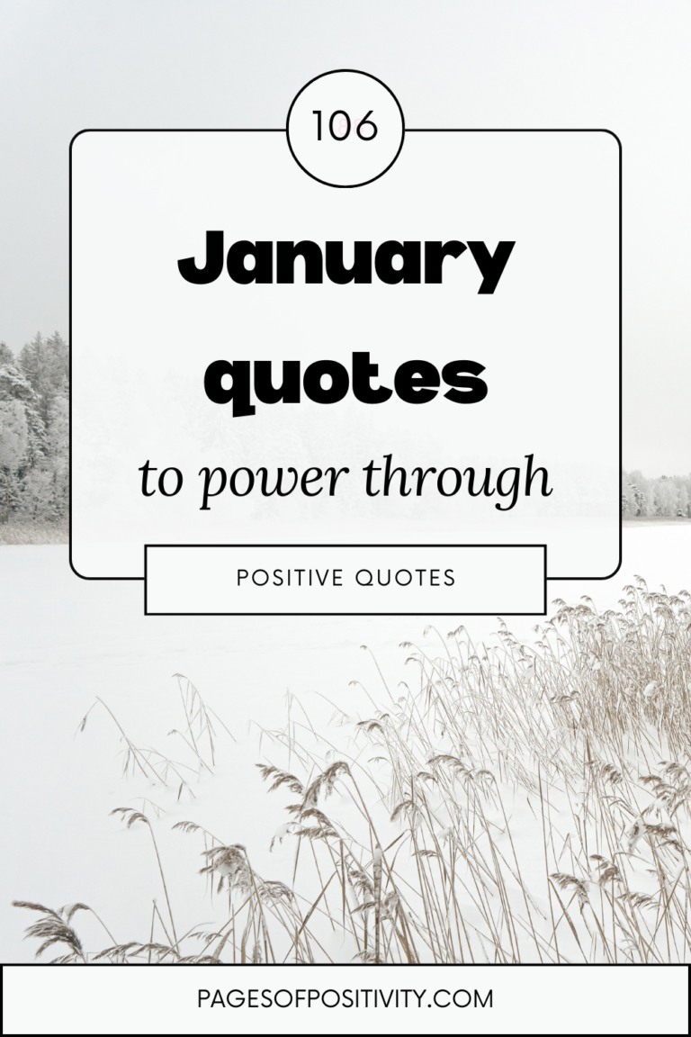 106 Best January Quotes Everyone Is Obsessed With Right Now